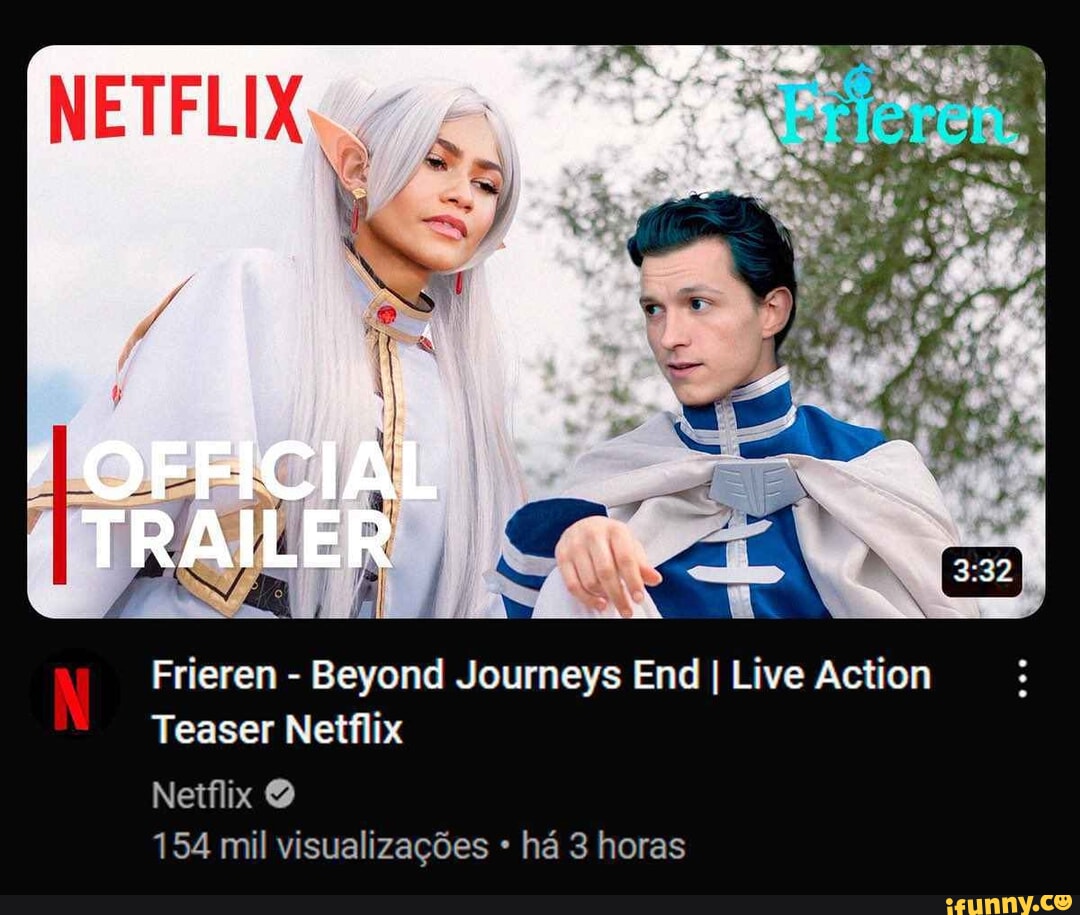 OFFICIAL Frieren - Beyond Journeys End I Live Action Teaser Netflix ...