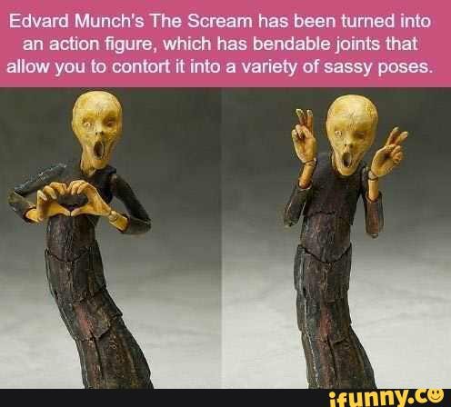 Meme Dump - Edvard Munch's The Scream has been turned into an action ...