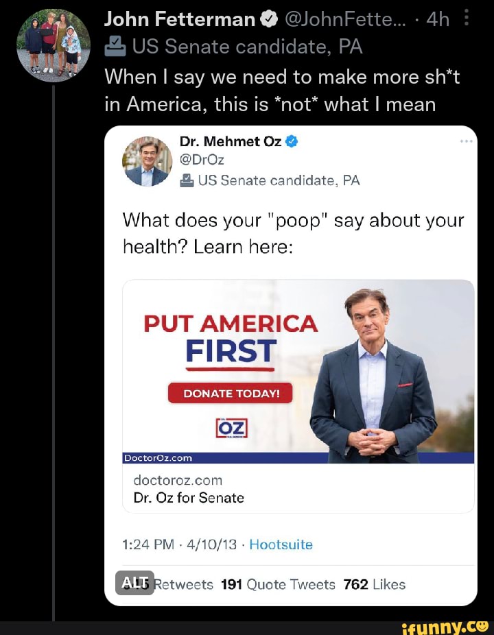 John Fetterman @JohnFette... US Senate cancidate. PA When I say we need ...