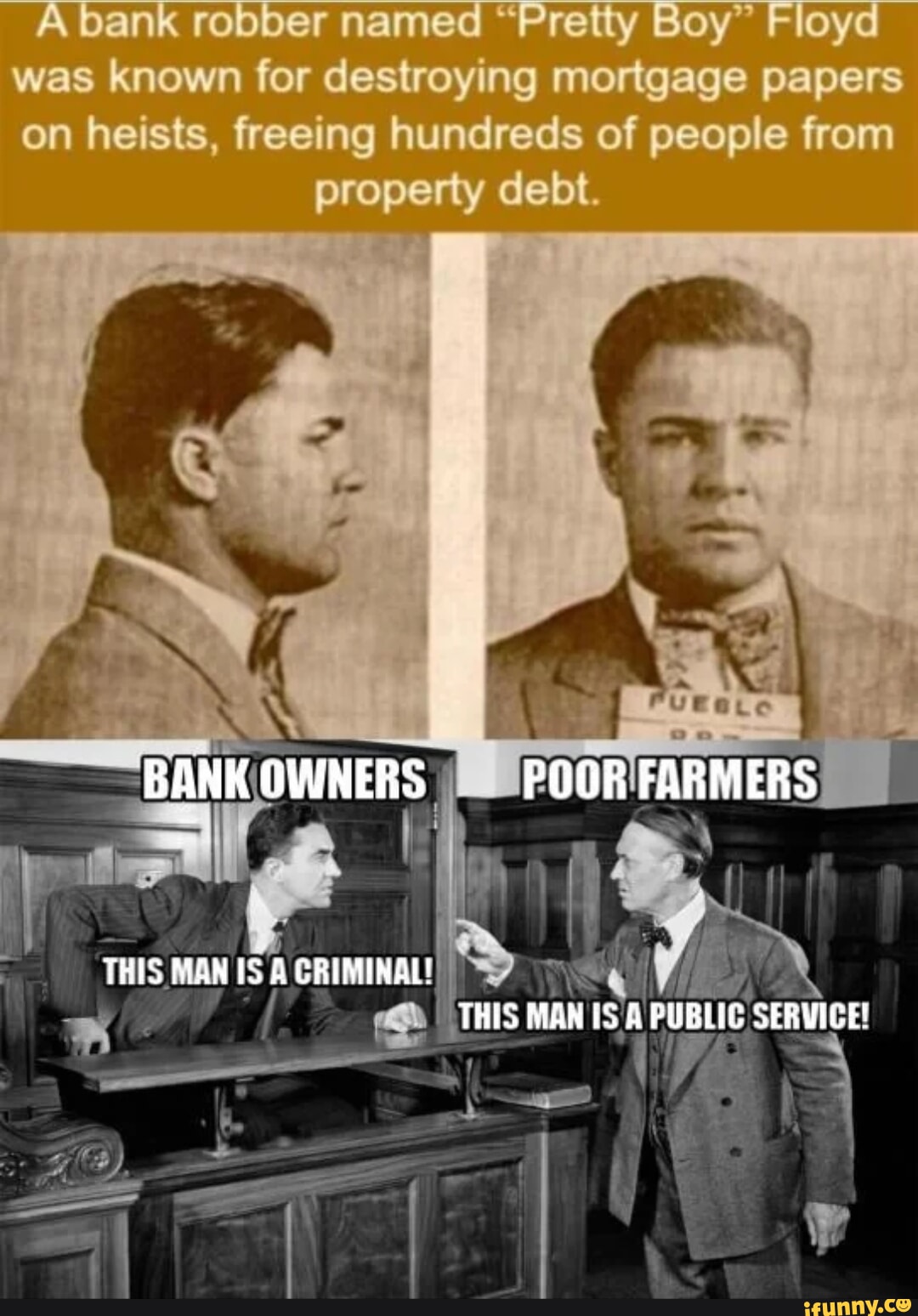 BANK OWNERS POOR FARMERS THIS IS & CRIMINAL! TRIS iS PUBLIC SERVICE ...