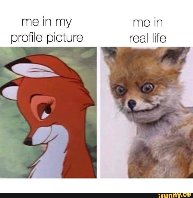 Me in my me in profile picture - iFunny