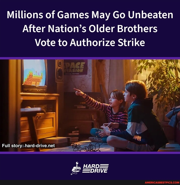 "For decades, younger brothers have been taking undue credit for their ...