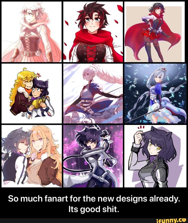 So much fanart for the new designs already. Its good shit. - So much ...