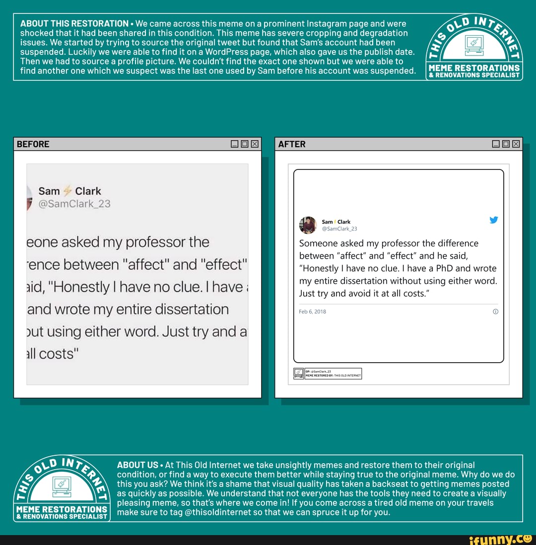 Memerestoration memes. Best Collection of funny Memerestoration ...