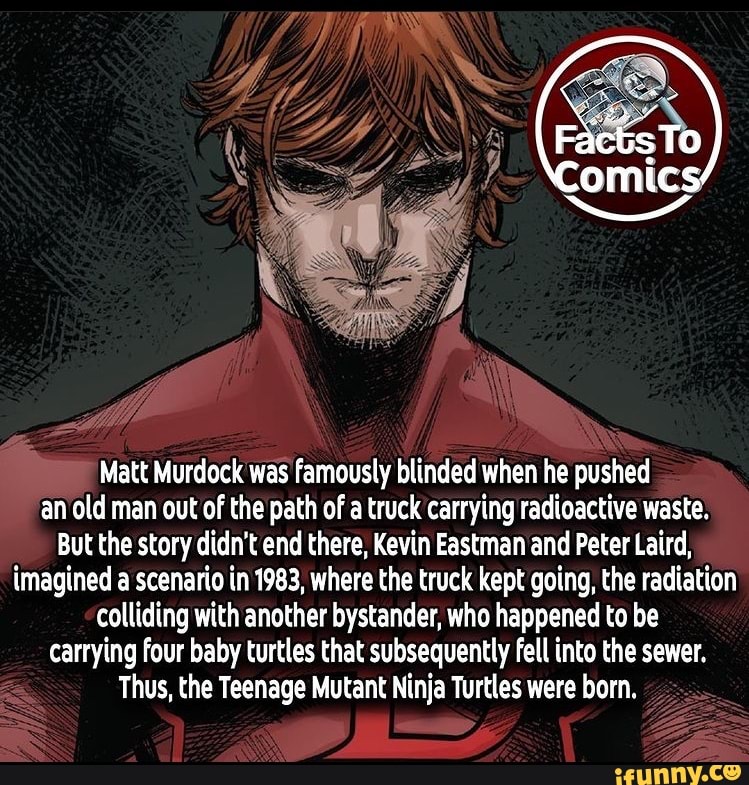 Matt Murdock was famously blinded when he pushed an old man out of the ...