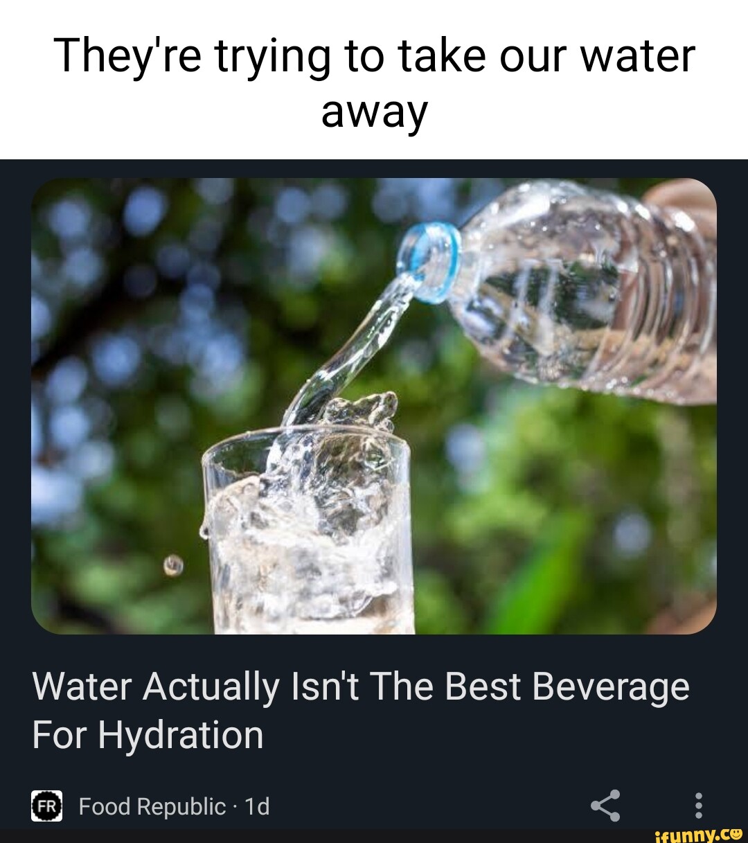 They're trying to take our water away Water Actually Isn't The Best ...