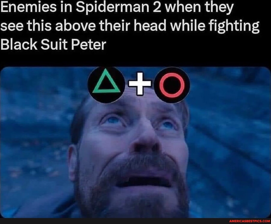 Enemies in Spiderman 2 when they see this above their head while ...