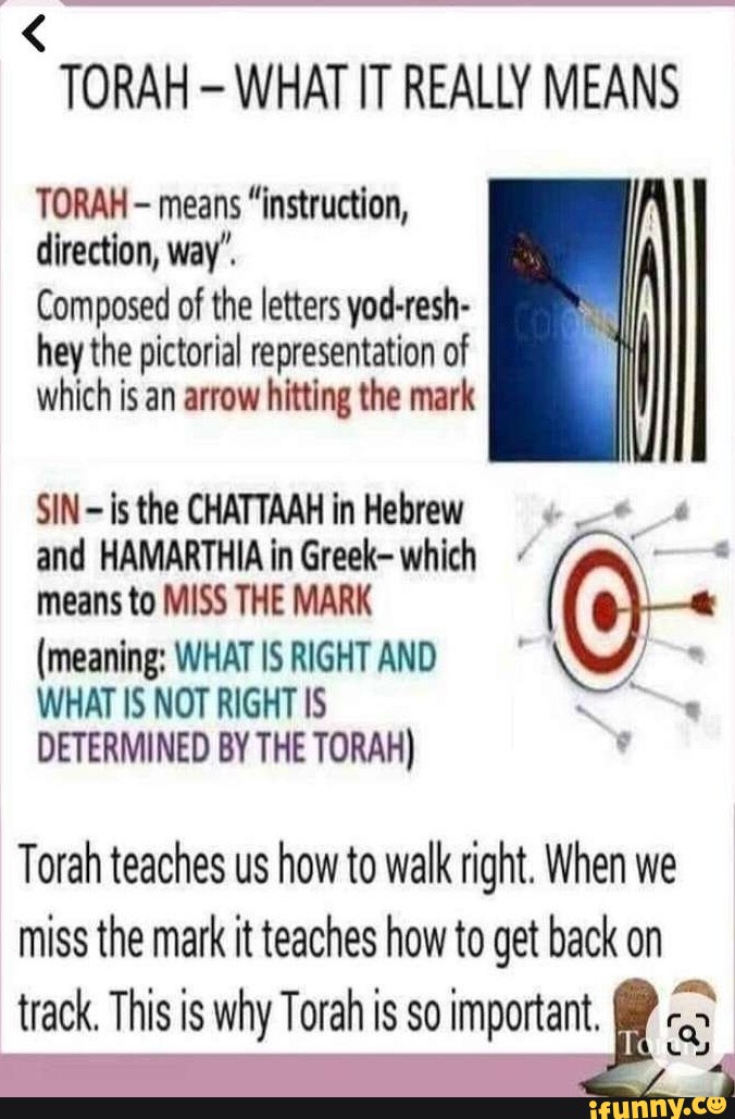 TORAH WHAT IT REALLY MEANS TORAH - means "instruction, direction, way ...