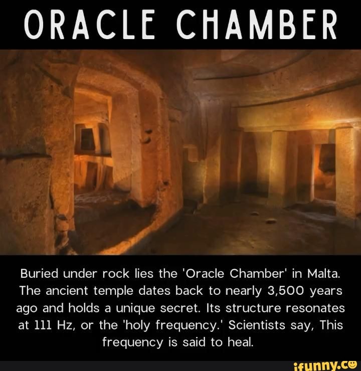 ORACLE CHAMBER Al Buried under rock lies the 'Oracle Chamber' in Malta ...