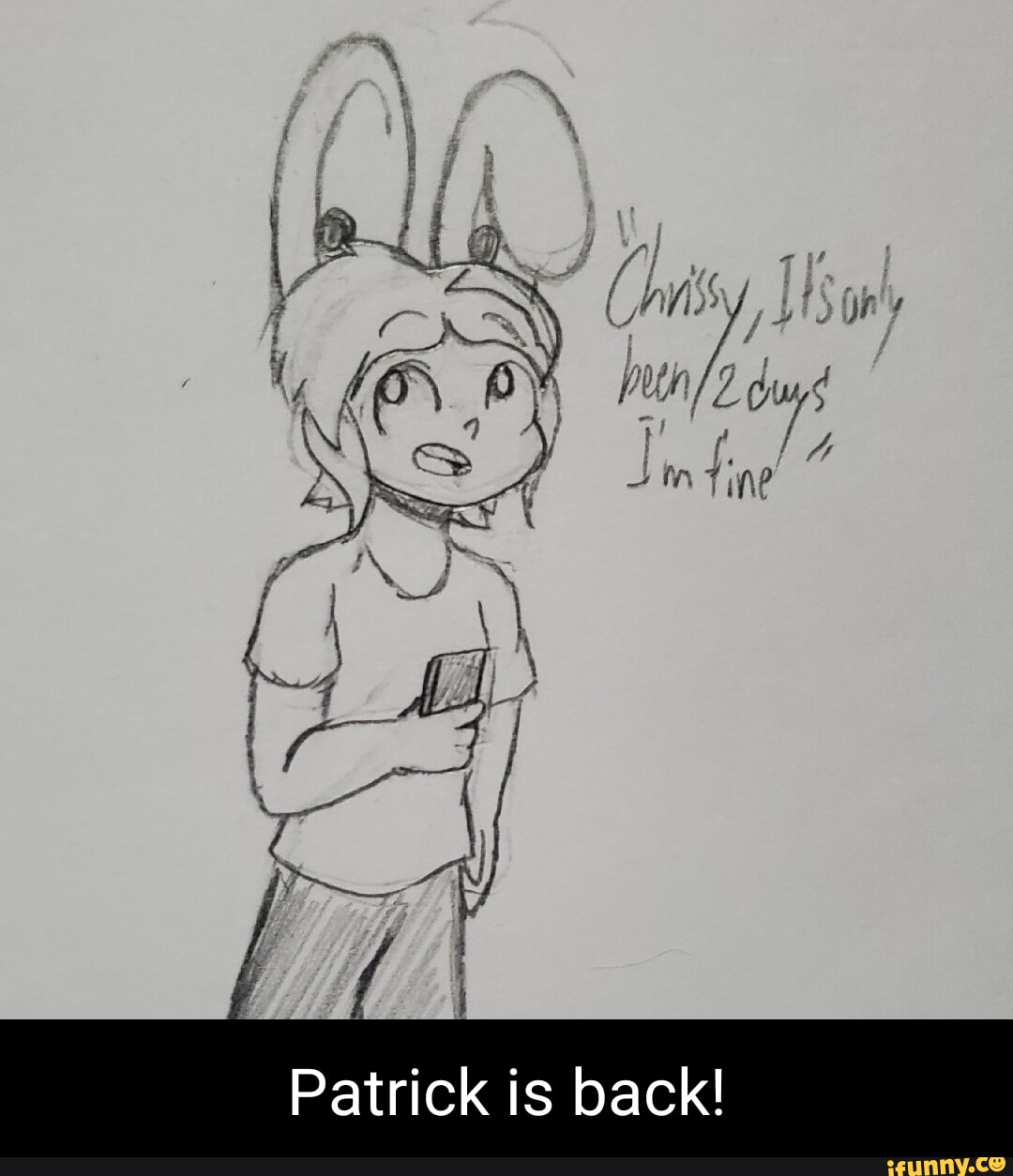 I bite LtS ony Pin, Z ows Patrick is back! - iFunny