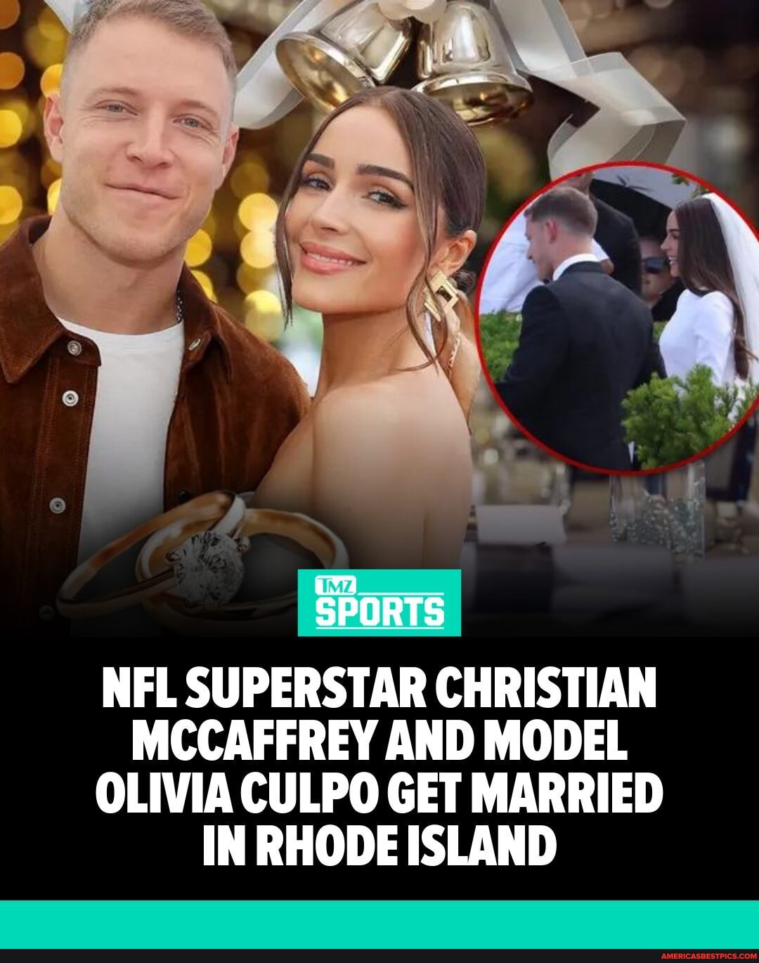 #ChristianMcCaffrey and #OliviaCulpo are officially husband and wife ...