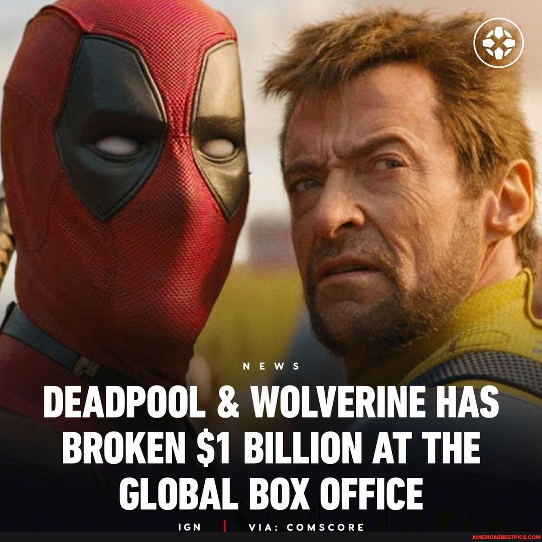 Deadpool & Wolverine has officially passed the $1 billion mark at the global box office. Link in ...