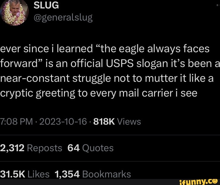 Ever since i learned "the eagle always faces forward" is an official ...