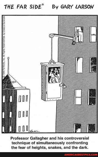 THE FAR SIDE" By GARY LARSON Professor Gallagher and his controversial ...