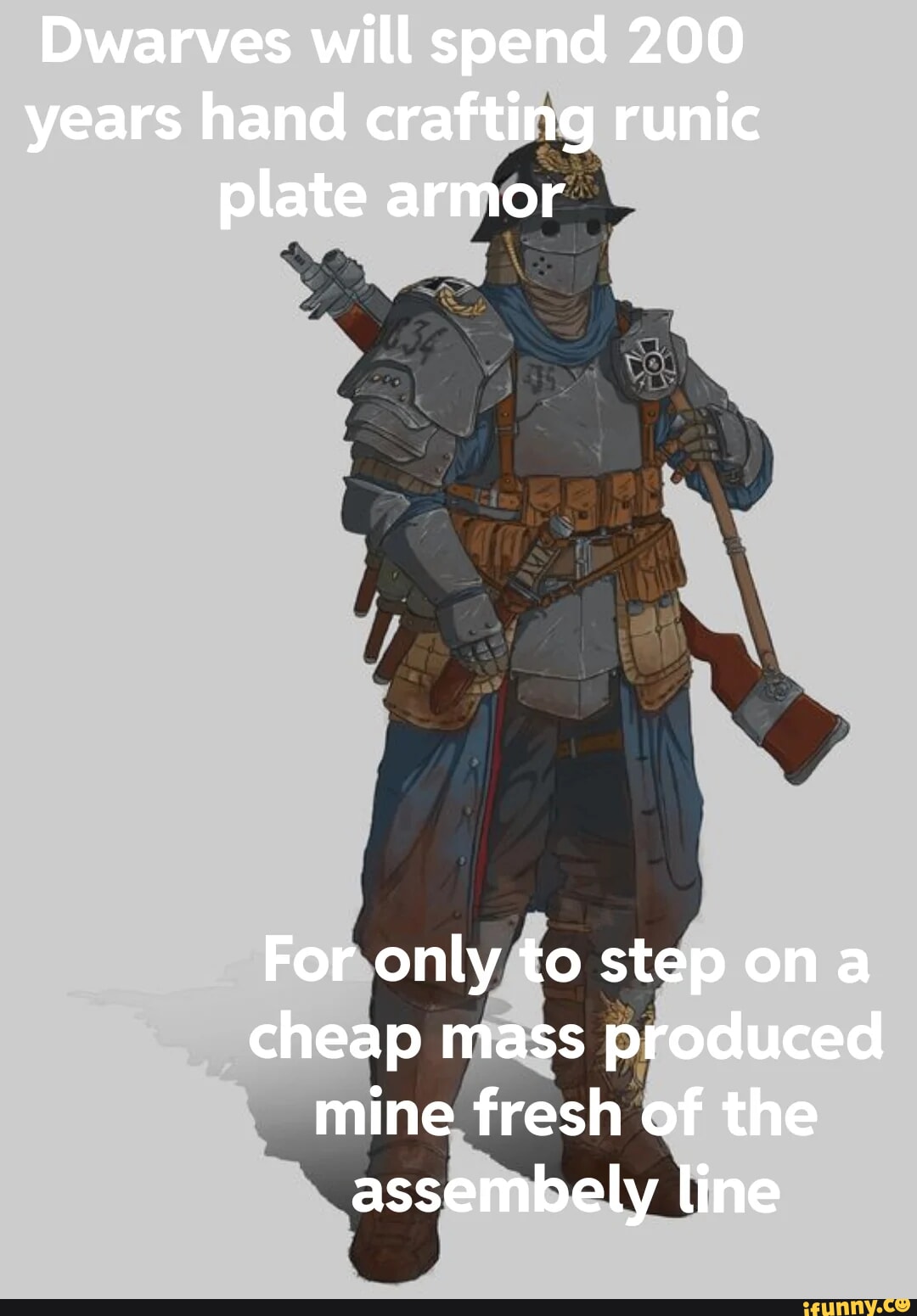 Dwarves will spend 200 years hand crafting runic plate armor For only ...