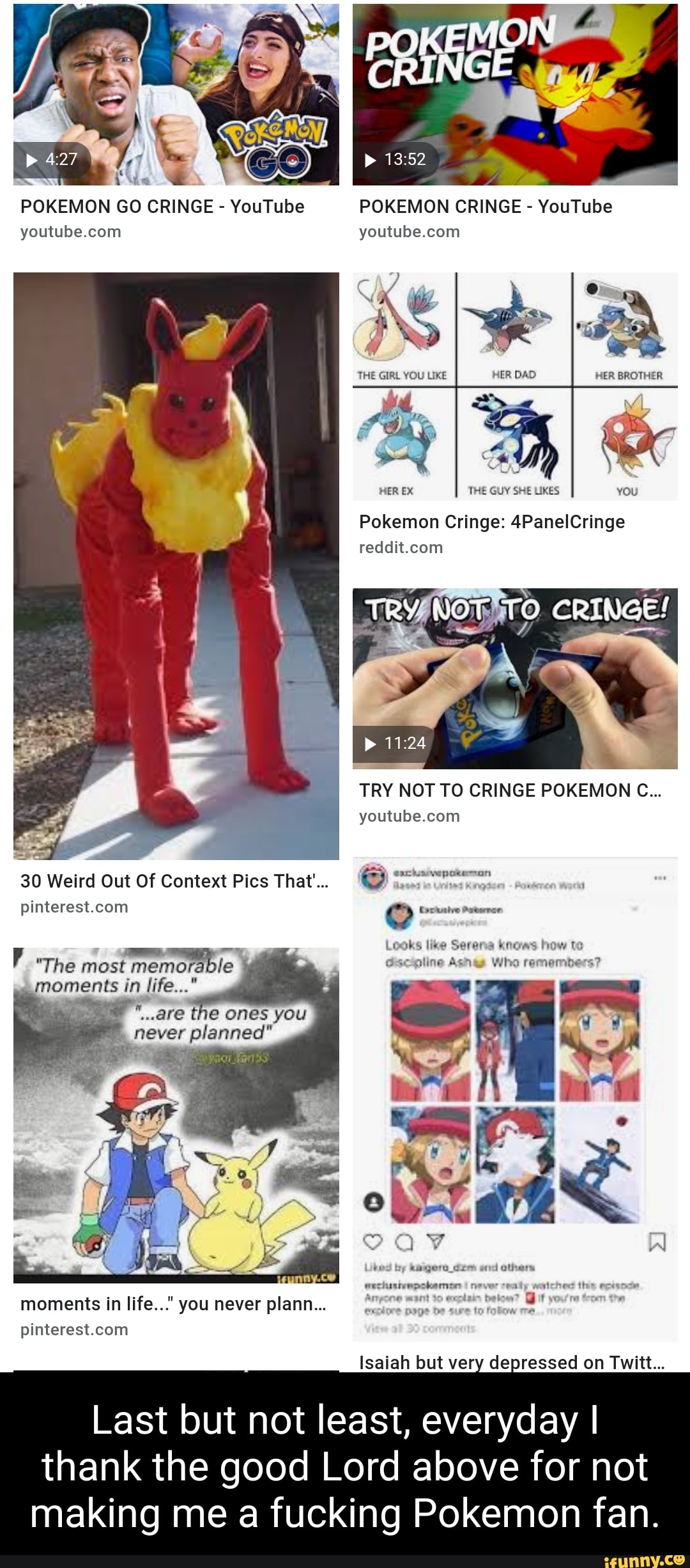 POKEMON GO CRINGE - YouTube POKEMON CRINGE - YouTube HER EX Pokemon ...