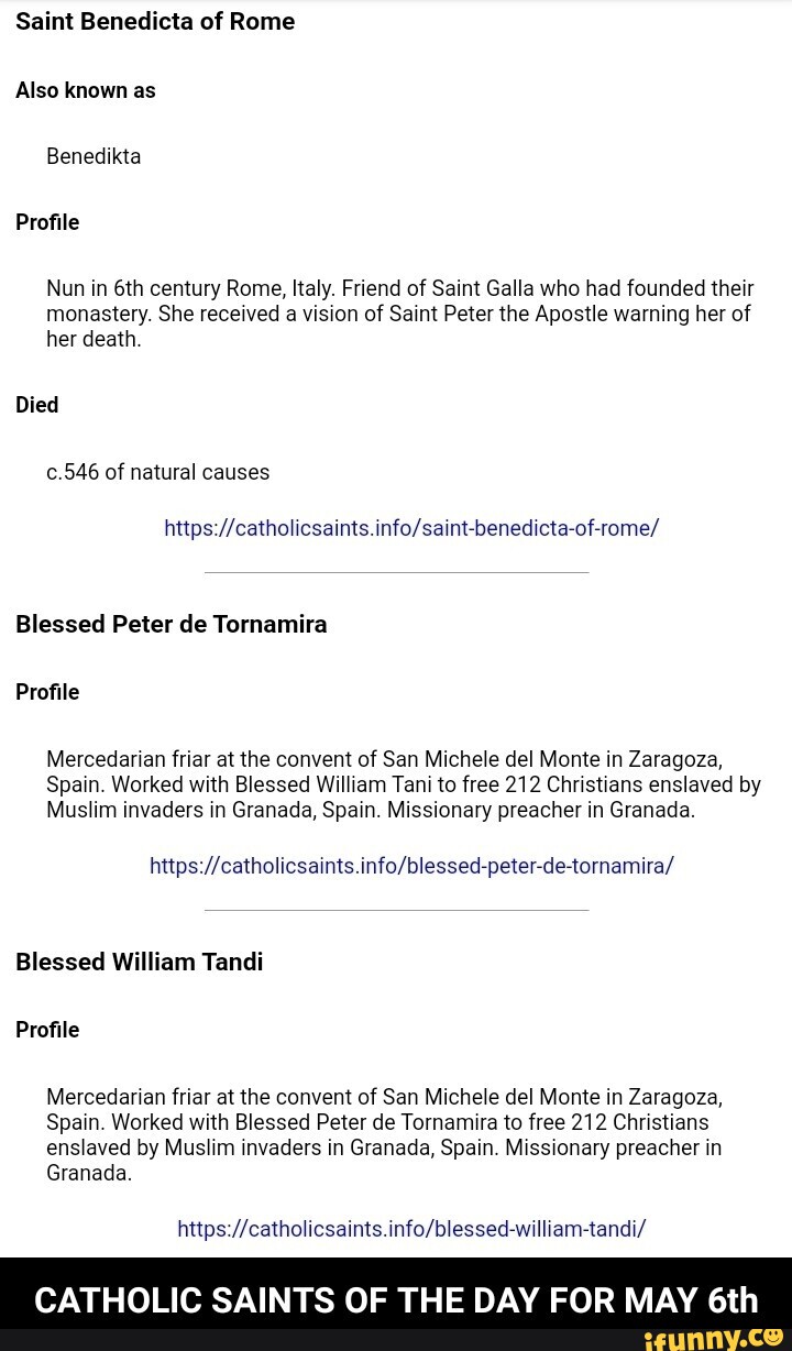 Saint Benedicta of Rome Also known as Benedikta Profile Nun in century ...