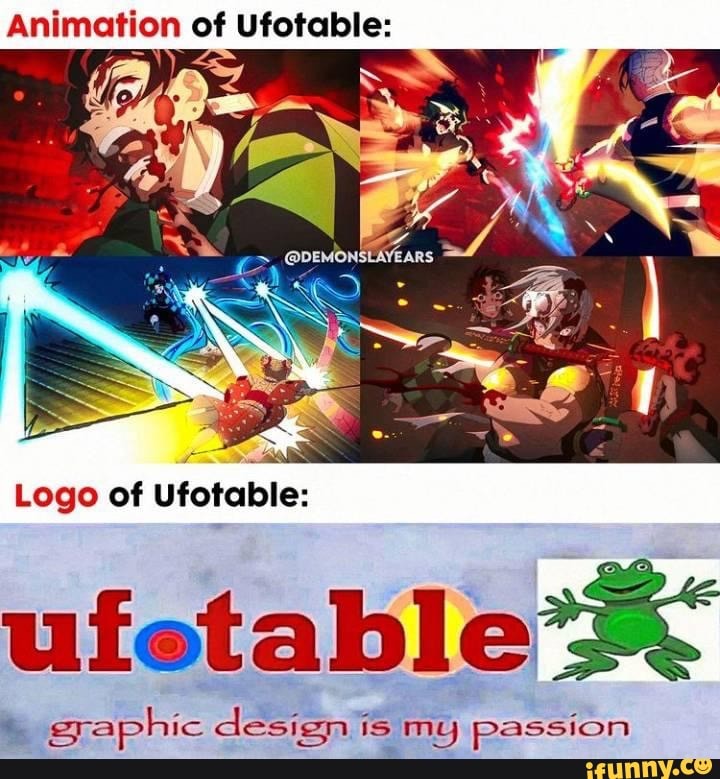 Animation of Ufotable: Logo of Ufotable: ufetable*x graphic design is ...