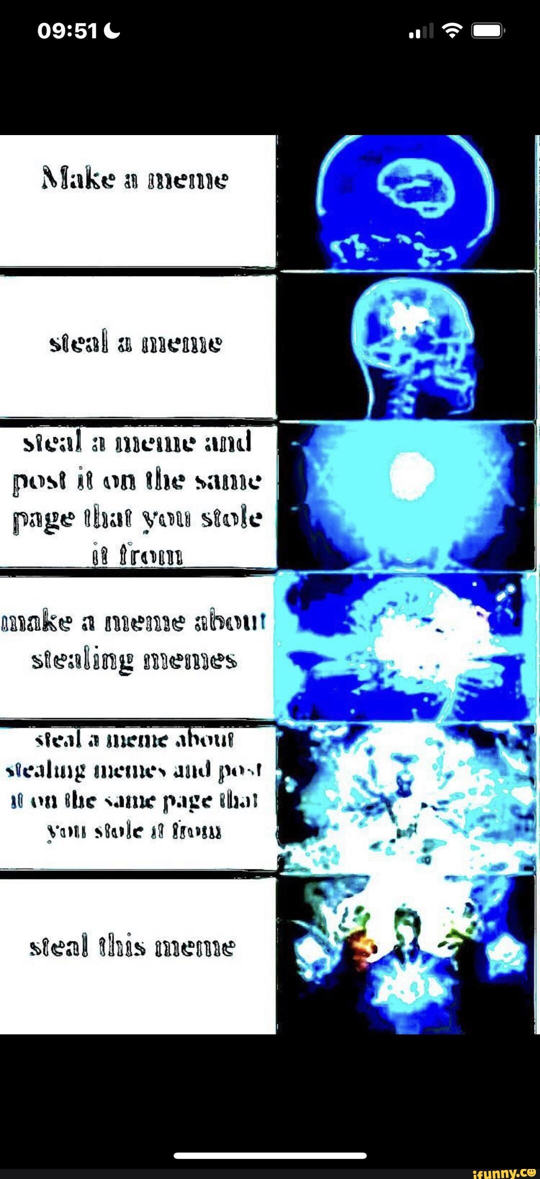 Make aneme steal meme steal se meme and post it on the same I page that ...