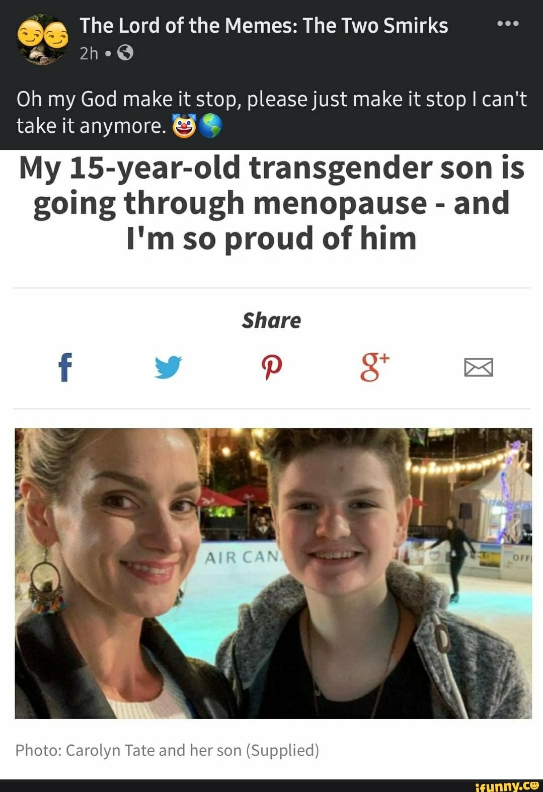 Please Make It Stop Meme