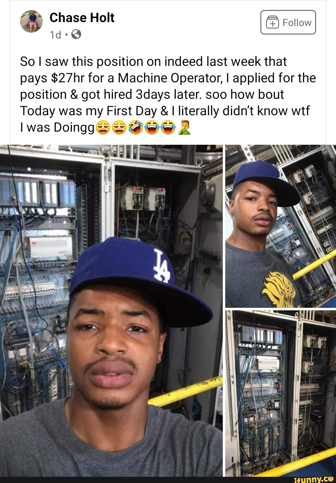 Chase Holt Chast Chase Holt Fotiw So I saw this position on indeed last ...