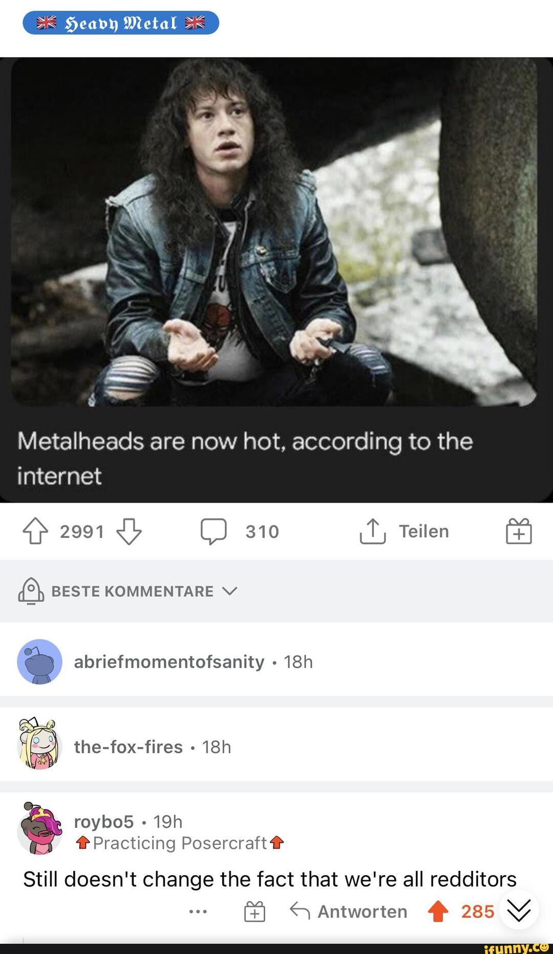 Metalheads memes. Best Collection of funny Metalheads pictures on iFunny