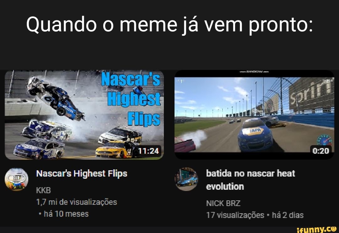 Nascar Racing Memes