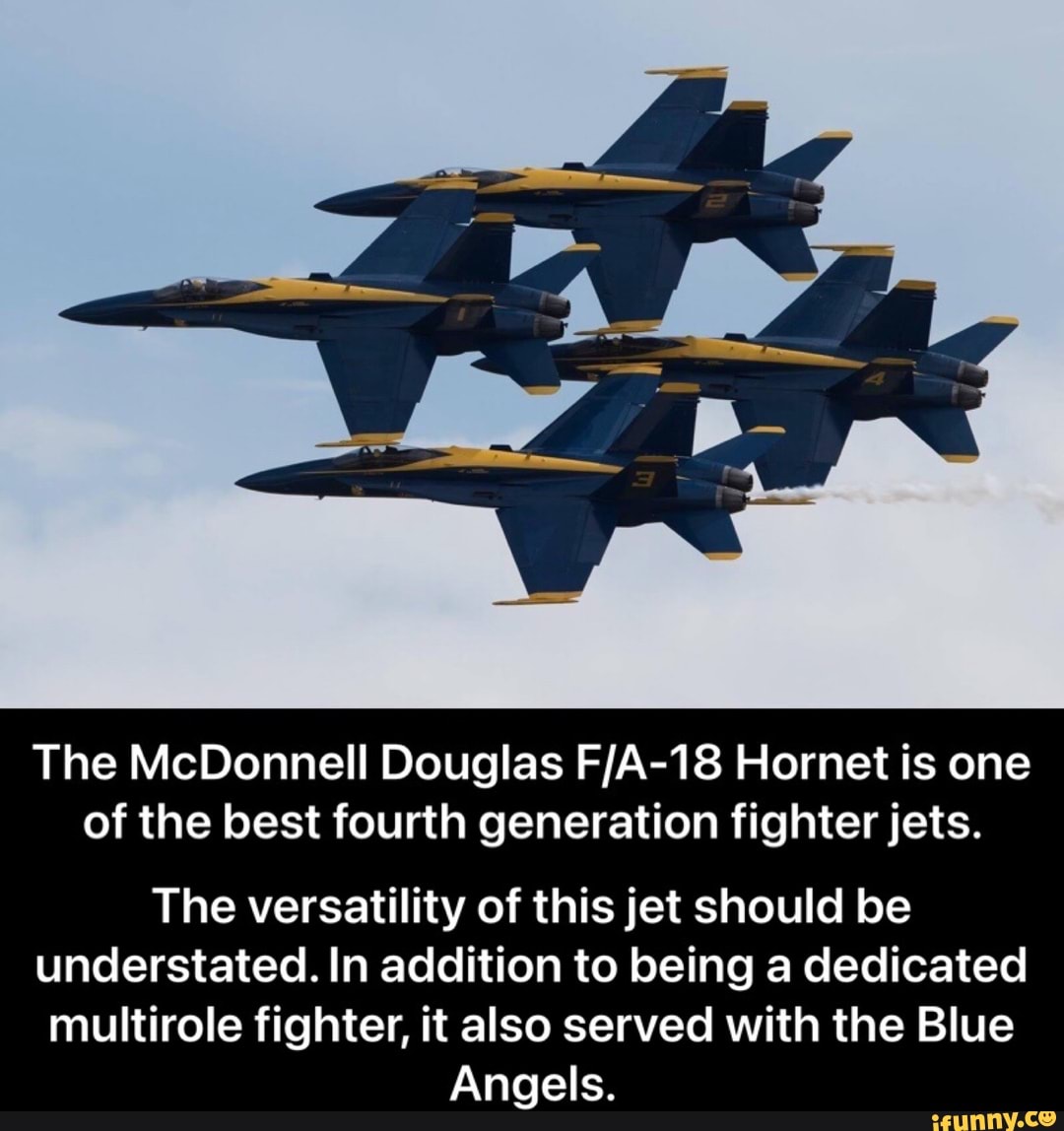The McDonnell Douglas Hornet is one of the best fourth generation ...