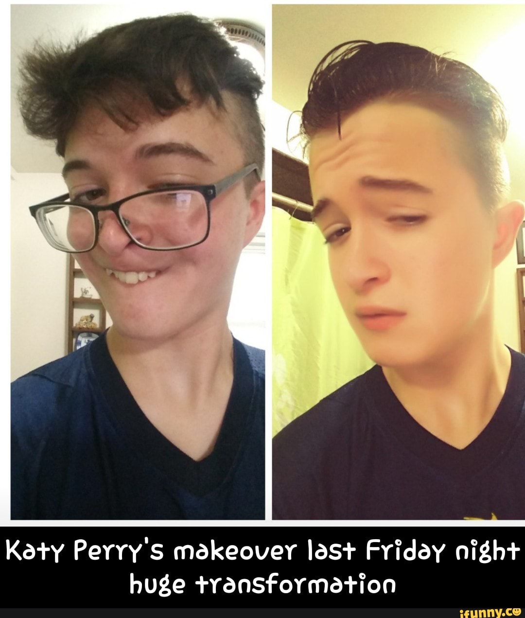 Katy Perry's makeover last Friday night huge transformation - iFunny