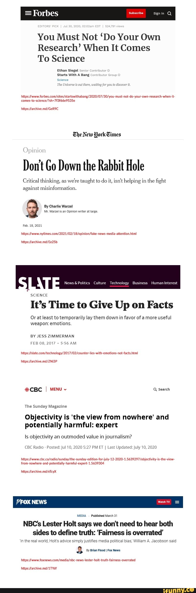 Bes You Must Not 'Do Your Own Research' When It Comes To Science Ethan ...