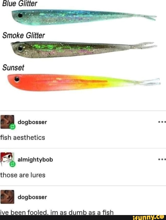 Blue Glitter Smoke Glitter Sunset dogbosser fish aesthetics almightybob ...