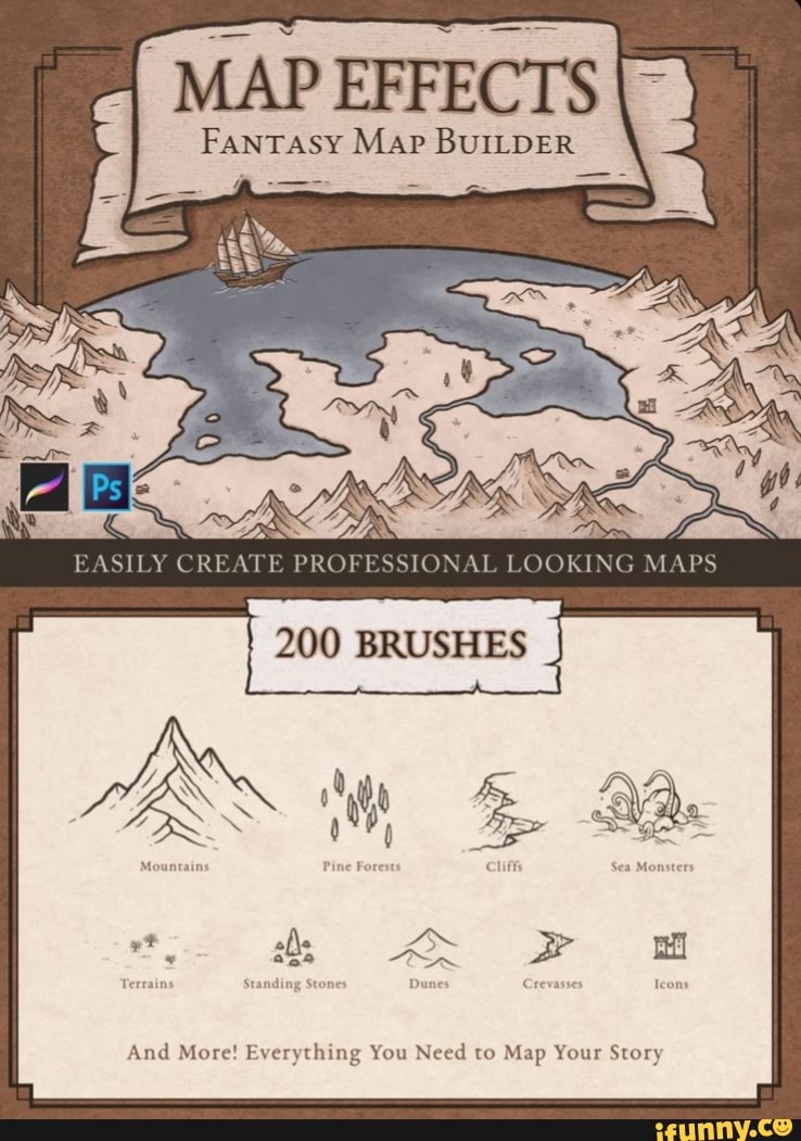 MAP EFFECTS Fantasy Map BuILDER And More! Everything You Need to Map ...