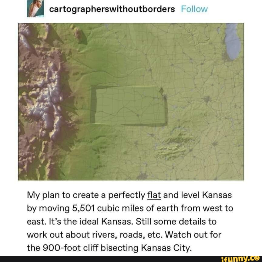 Cartographerswithoutborders Follow My plan to create a perfectly flat ...