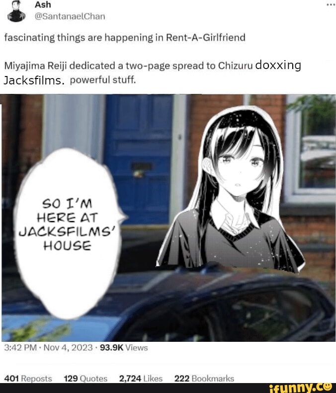 Ash vtanaelChan fascinating things are happening in Rent-A-Girlfriend ...