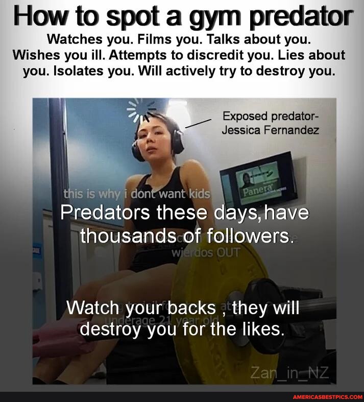 How to spot a gym predator Watches you. Films you. Talks about you ...