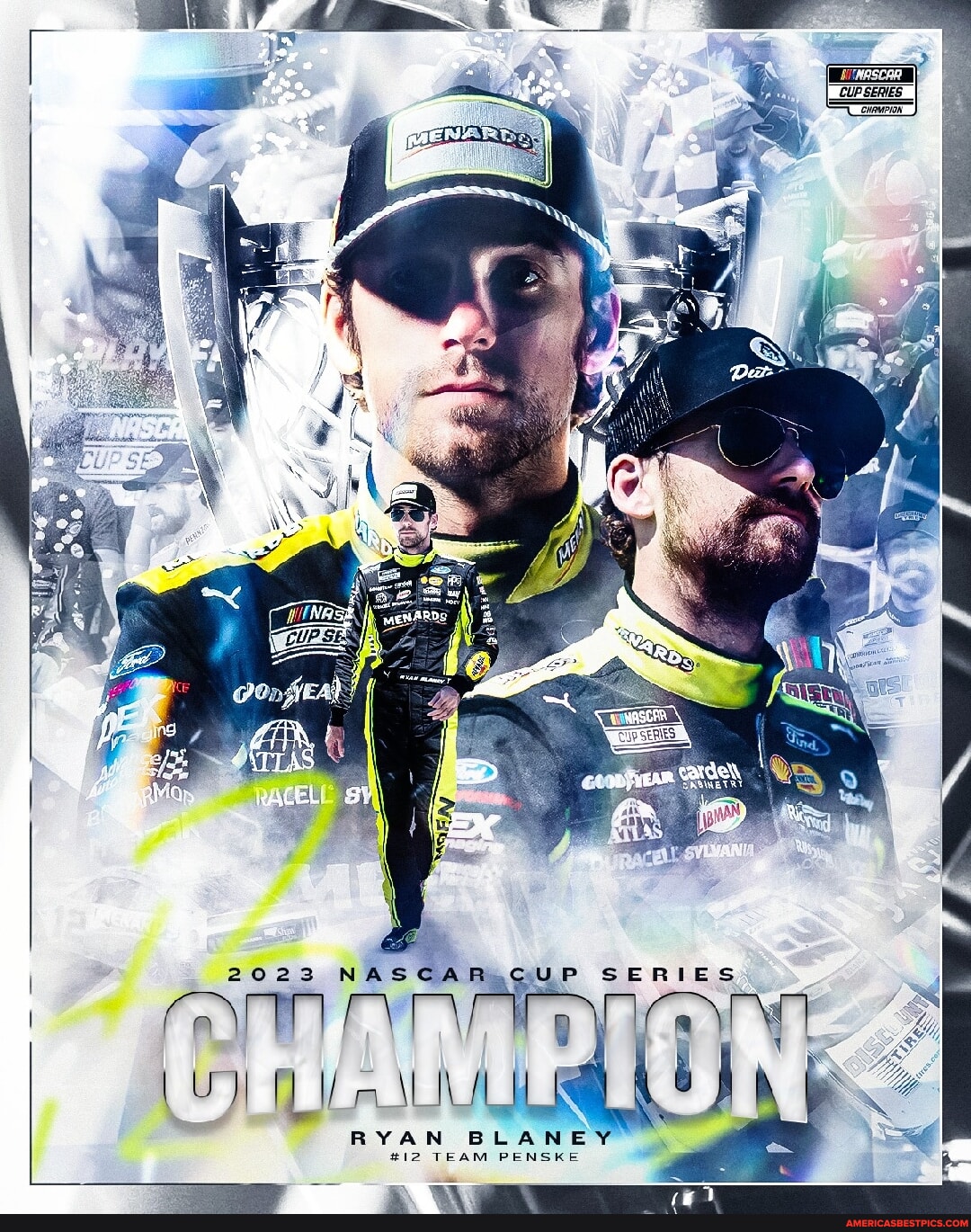 CUP SERIES 2023 NASCAR CUP SERIES RYAN BLANEY #12 TEAM PENSKE - America ...