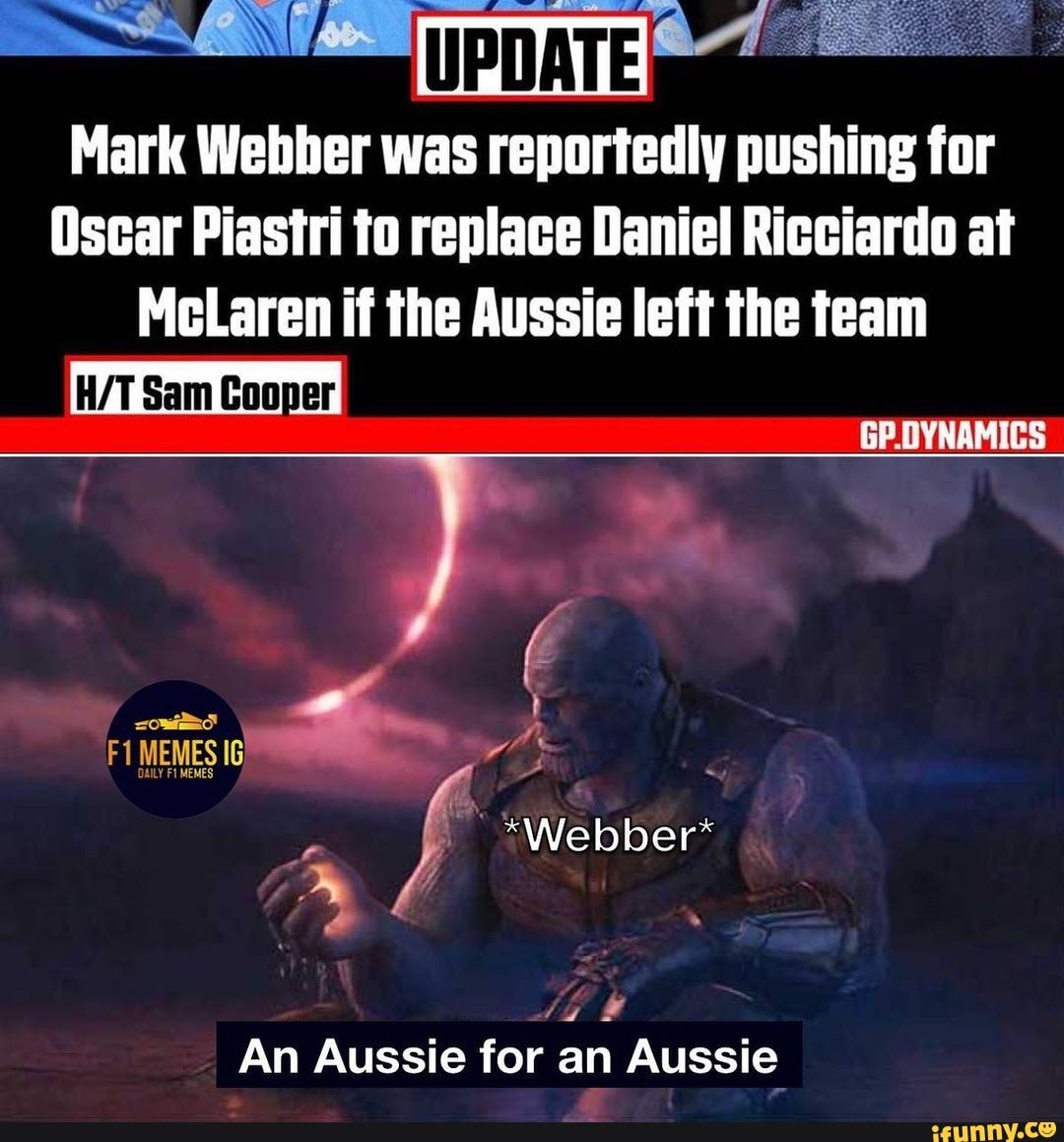 UPDATE Mark Webber was reportedly pushing for Oscar Piastri to replace ...