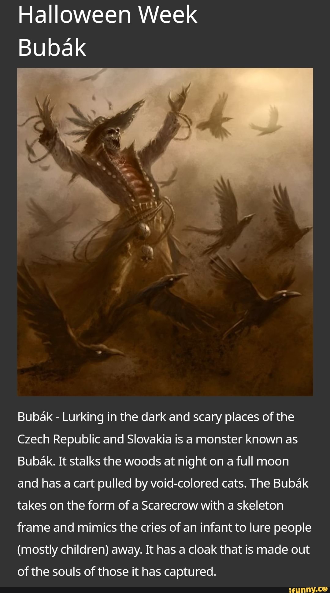 Halloween Week Bubak Bubak - Lurking in the dark and scary places of ...