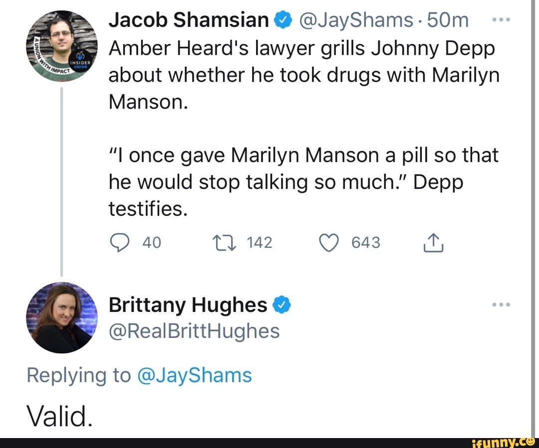 Jacob Shamsian @ @JayShams Amber Heard's lawyer grills Johnny Depp ...