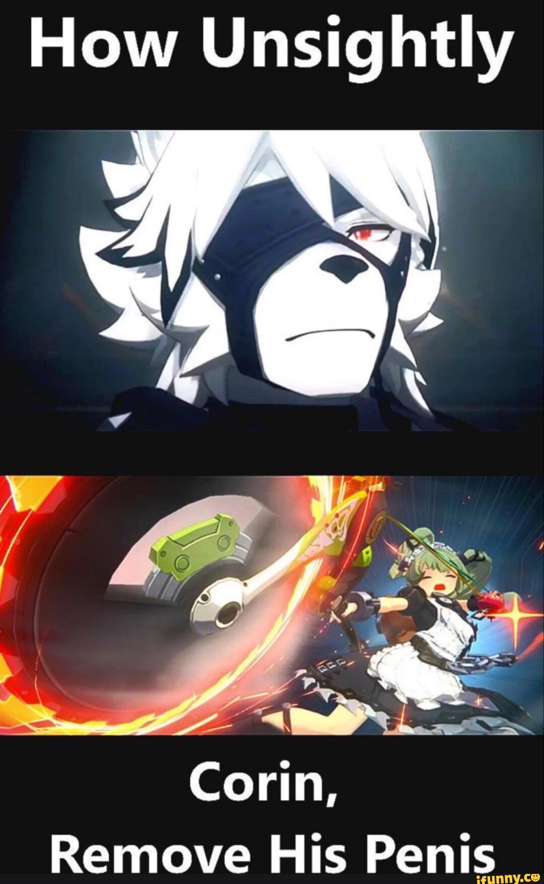 How Unsightly Corin, Remove His Penis - iFunny