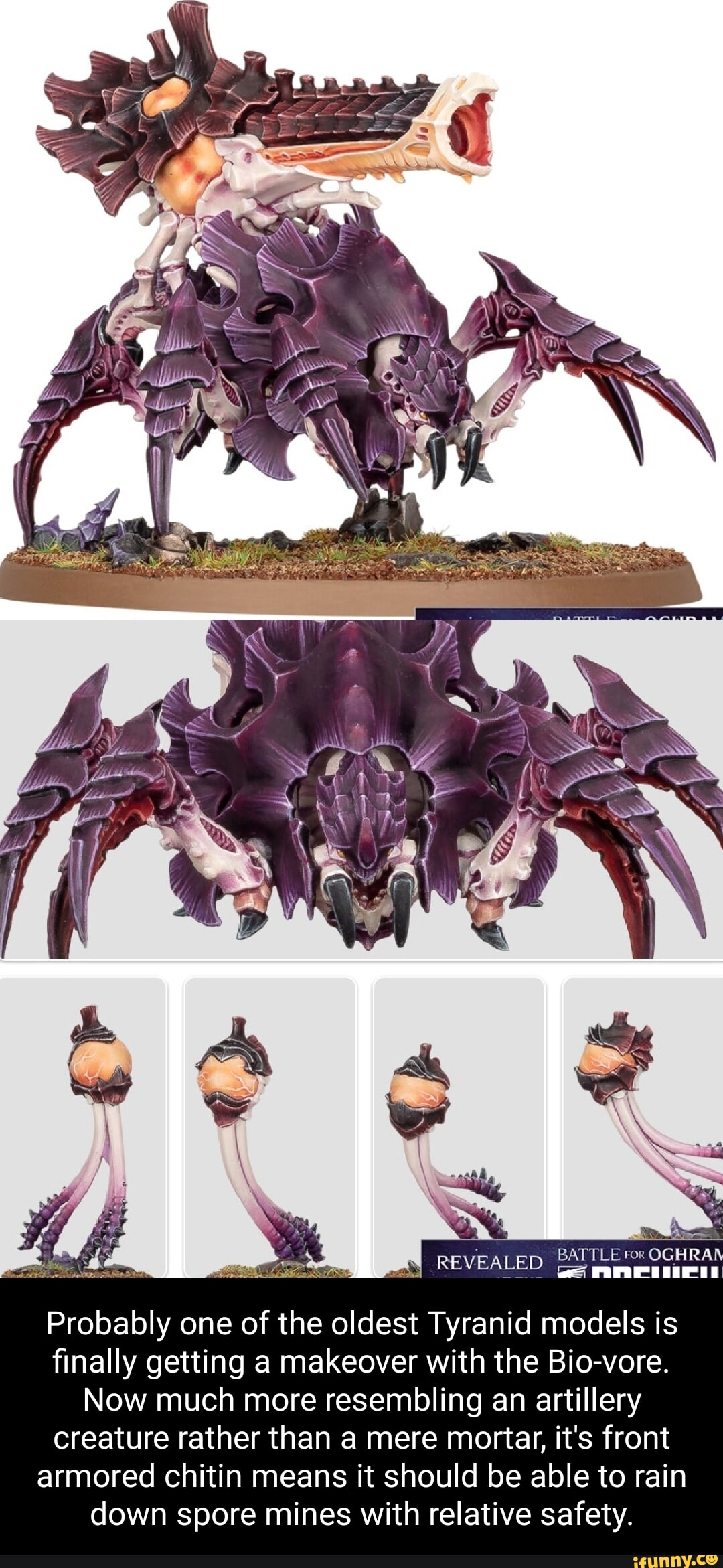 BATTLE For OGHRA REVEALED Probably one of the oldest Tyranid models is ...