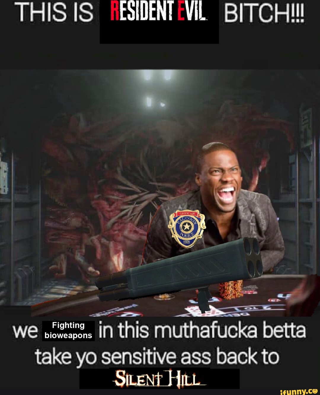 THIS IS "ESWENT ViL BITCHI!! we Fighting bioweapons IN this muthafucka ...