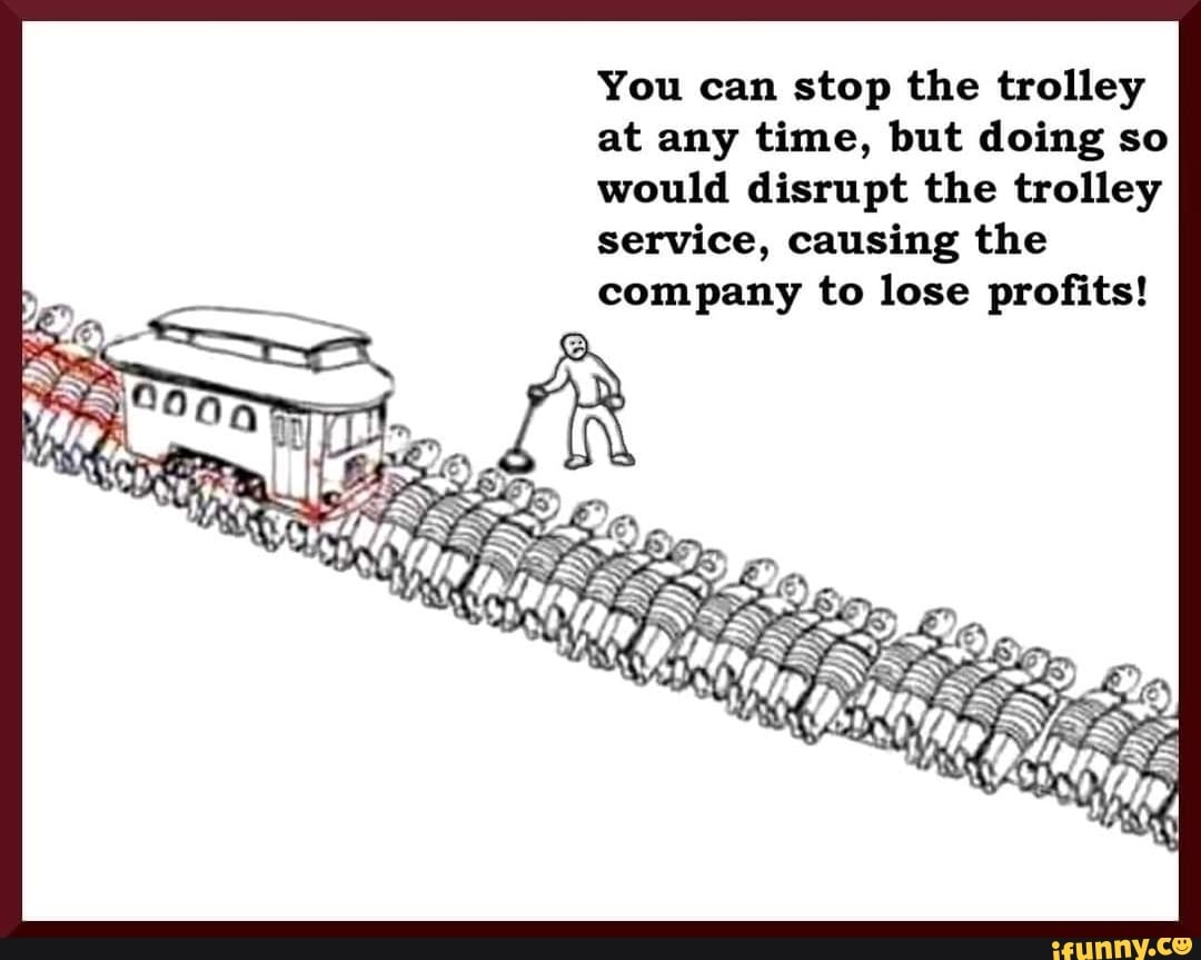 You can stop the trolley at any time, but doing so would disrupt the ...