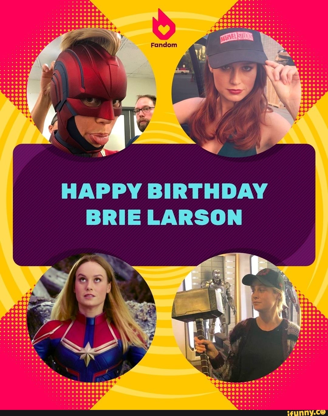 HAPPY BIRTHDAY BRIE LARSON - iFunny