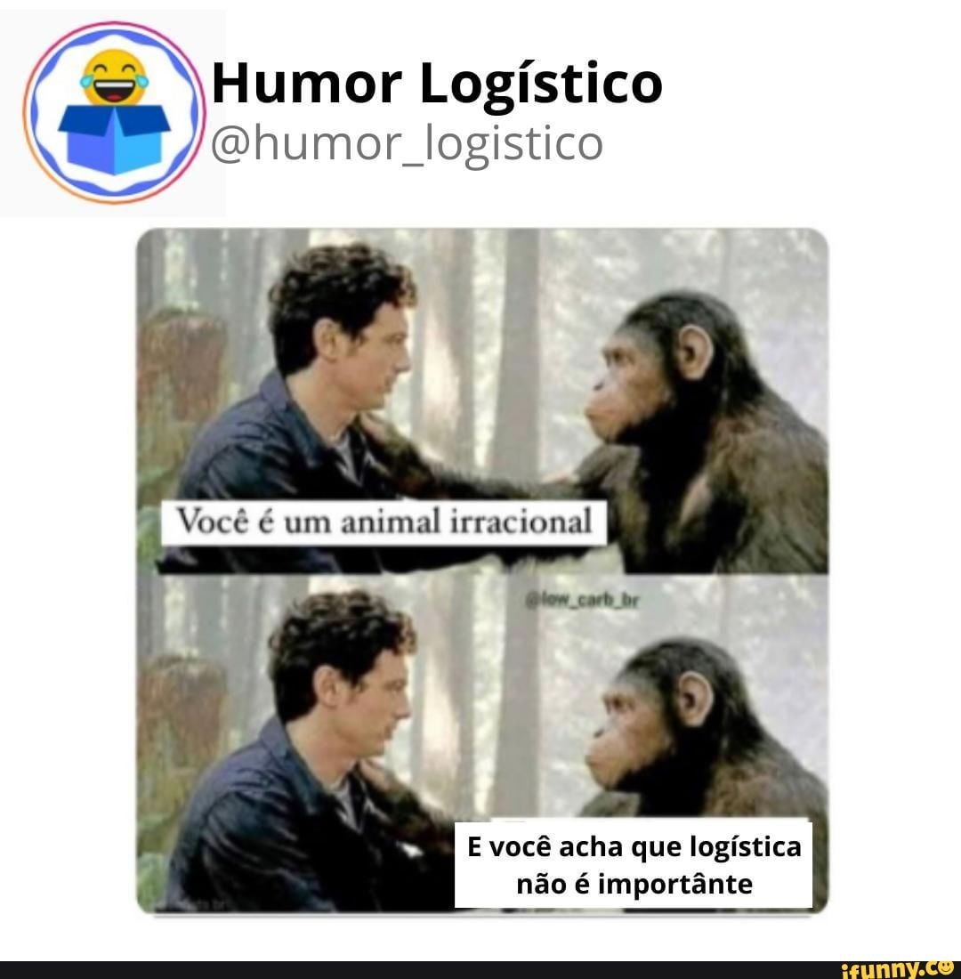 Humor Logístico (humor logistico E você acha que logística não é ...