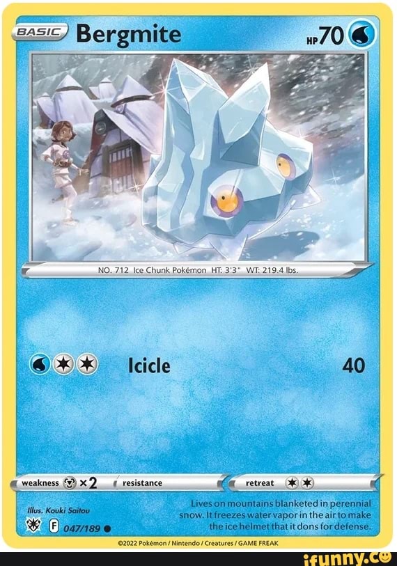 Bergmite memes. Best Collection of funny Bergmite pictures on iFunny