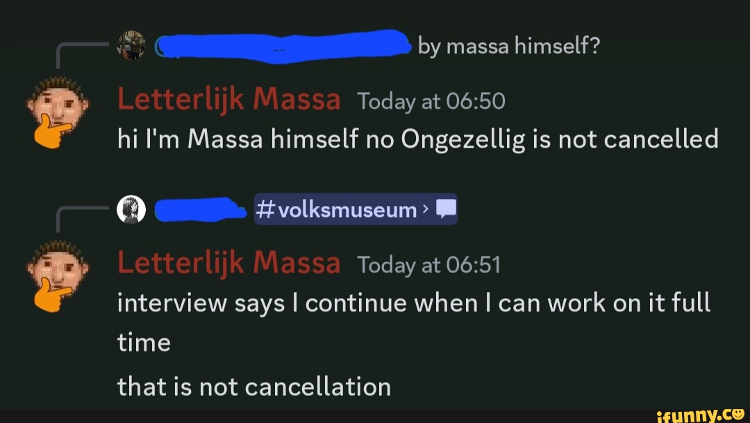 CResource 1 - Massa's gospel - by massa himself? Today at hi I'm Massa ...