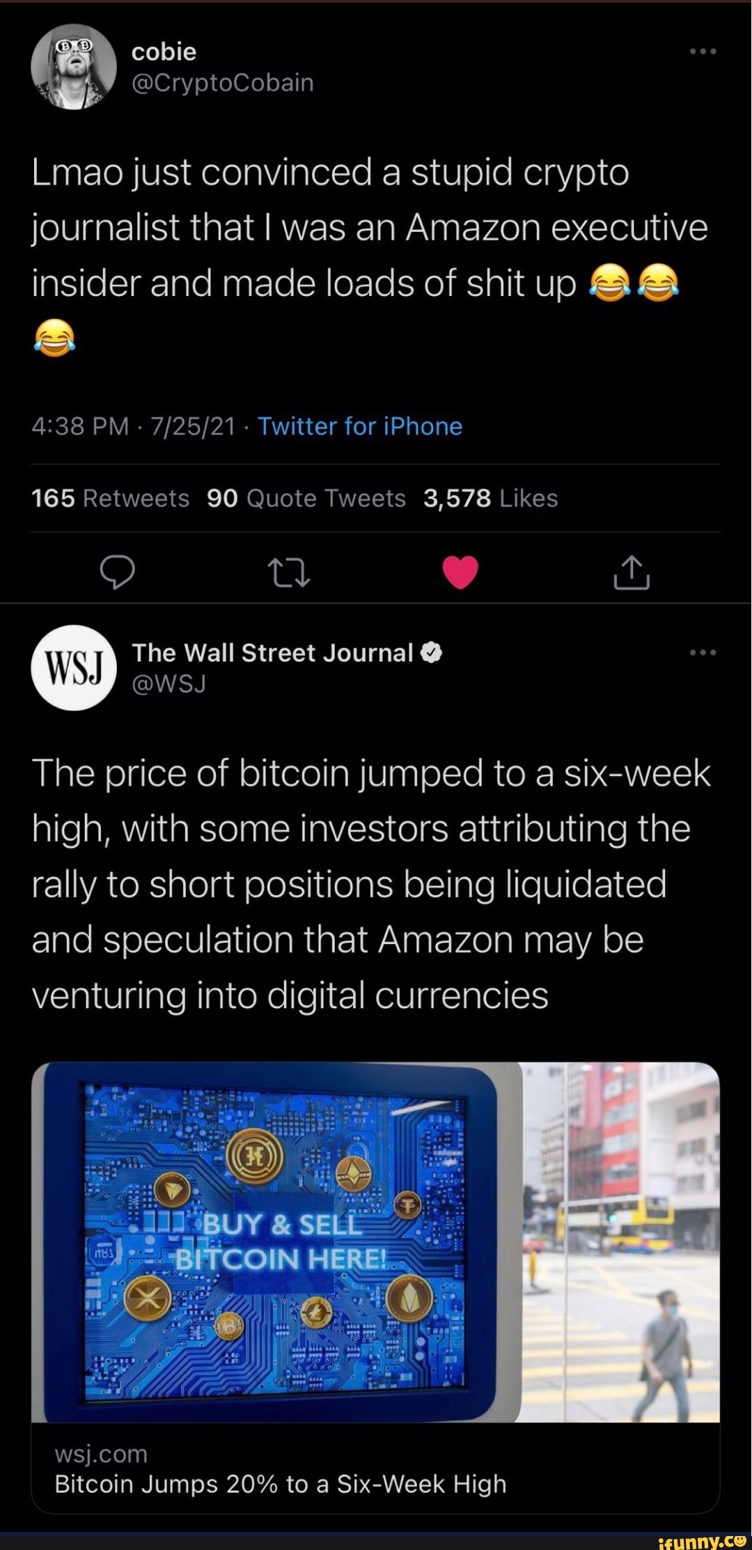 Bitcoin memes. Best Collection of funny Bitcoin pictures on iFunny