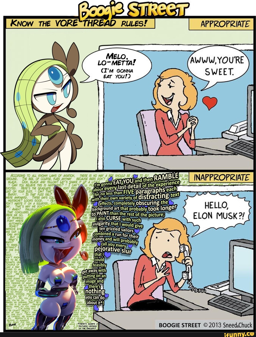 Know THE VORE-THREAD RuLes! I APPROPRIATE YOU'RE WE MELo, LO-METTAY CI'M GONNA you!) EATOU ...