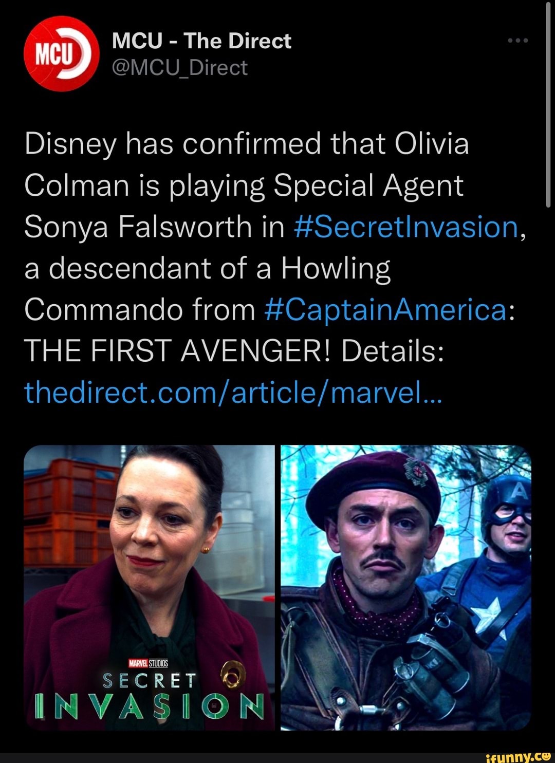 Disney has confirmed that Olivia Colman is playing Special Agent Sonya ...